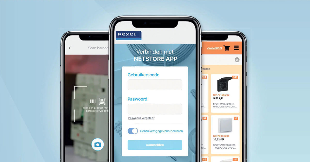 Netstore App: online bestellen was nog nooit zo eenvoudig - Rexel Belgium