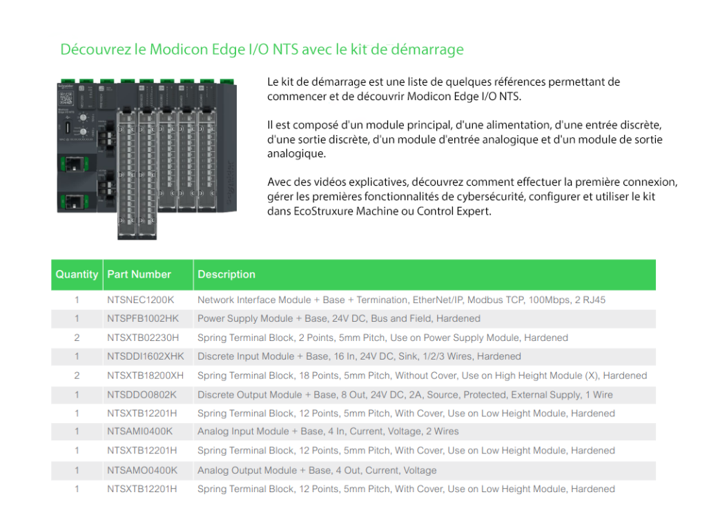 SCHNEIDER Modicon Edge I/O NTS - Rexel Belgium